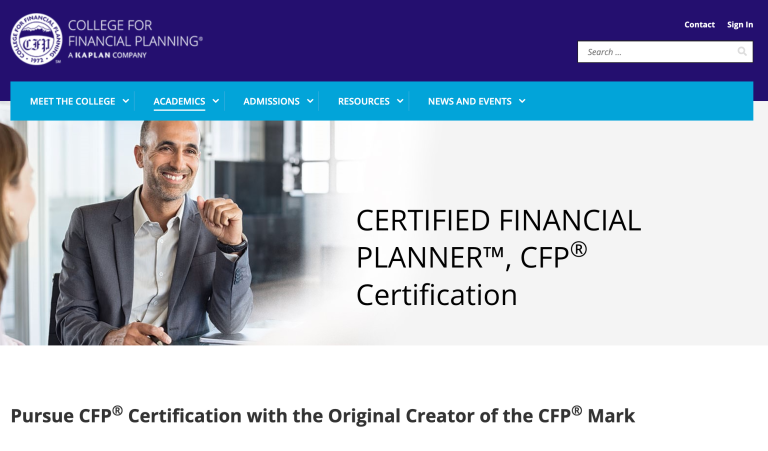 5 Online CFP Programs to Consider